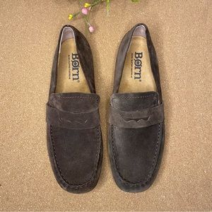 Born | Shoes | Born Melinda Loafer In Dark Brown Suede Size 8 | Poshmark